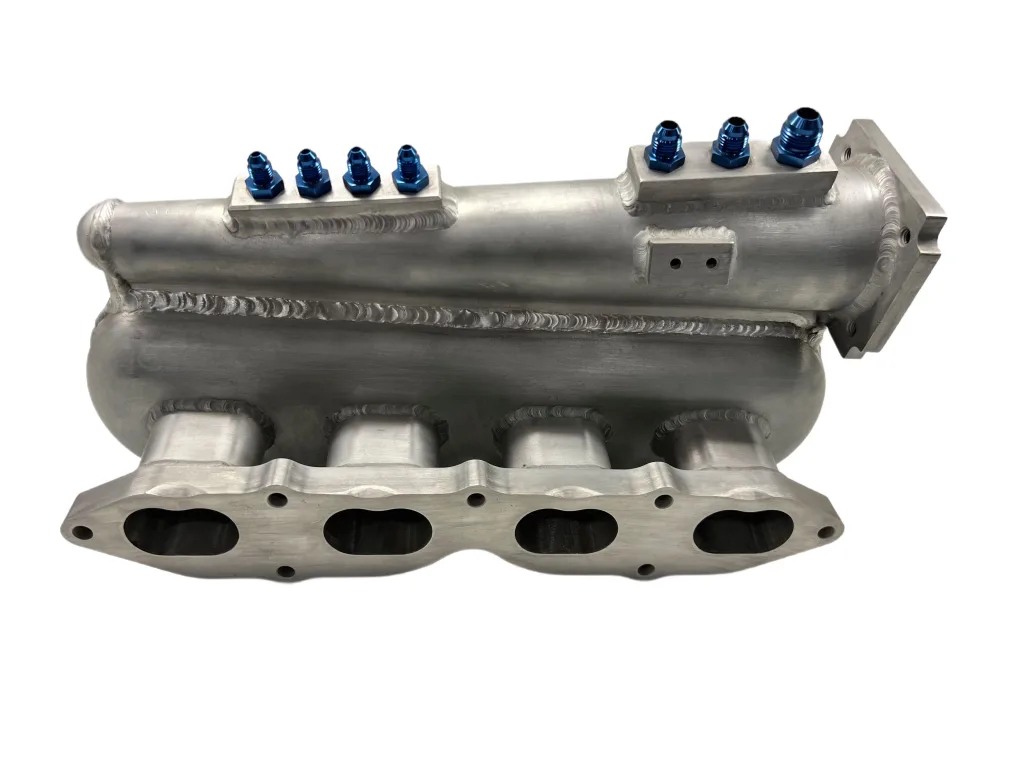 3S-GTE Gen.3 Dual Plenum intake manifold with CNC Flow rings - MW Steel Oy