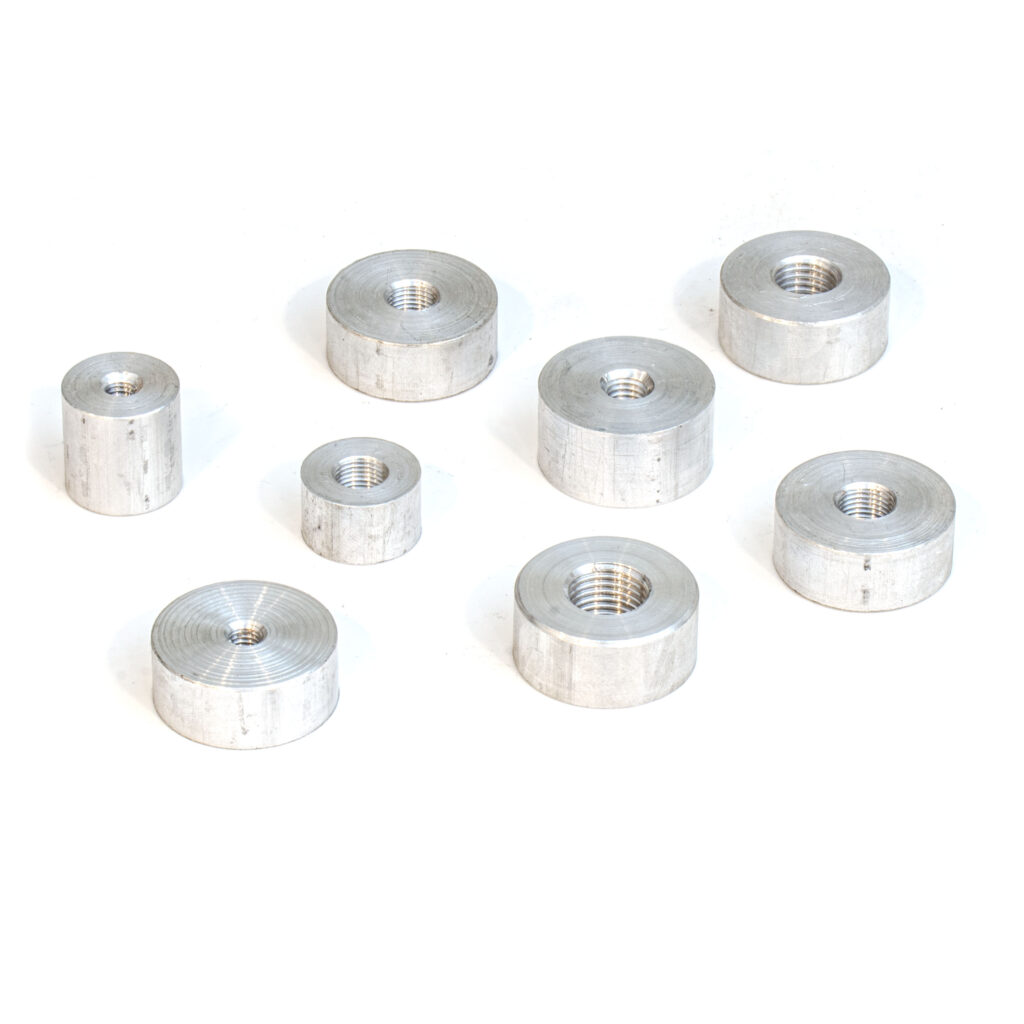 Weldable threaded bolts, aluminium - MW Steel Oy