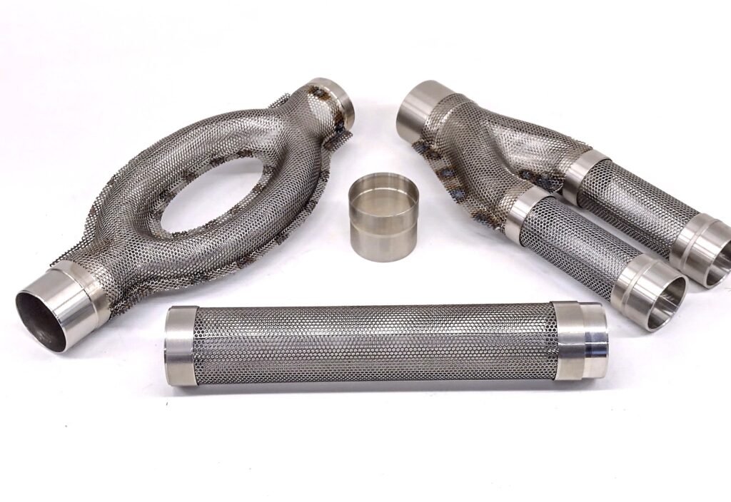 Silencer perforated pipes - MW Steel Oy